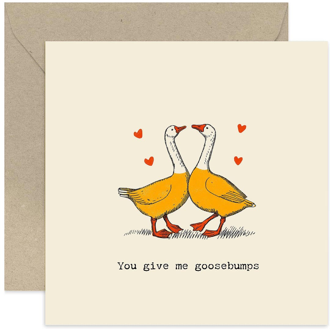 Humorous Wedding Anniversary Cards for Husband 'give Me Goosebumps ...