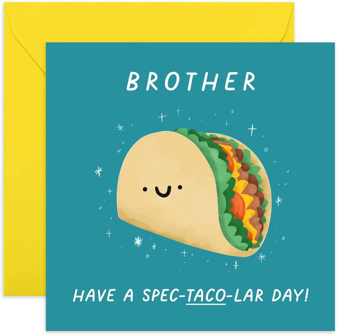 Spec-taco-lar Wife Birthday Card - Birthday Card for Her - Funny ...