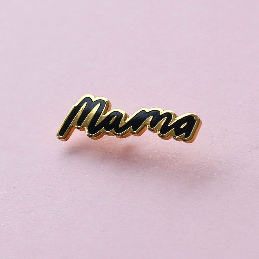 Mama Enamel Pin Mum Enamel Pin Mom Enamel Pin Mother - Etsy