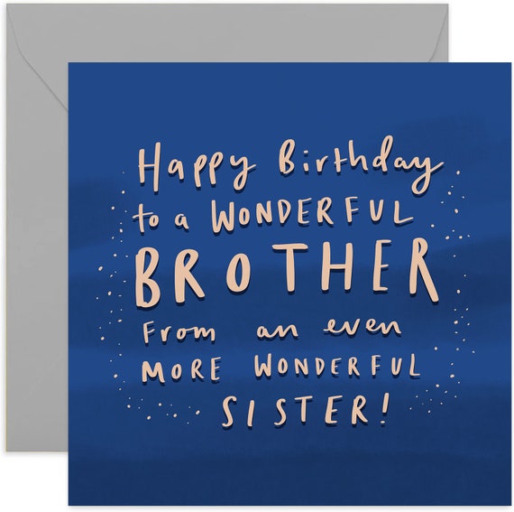 Happy Birthday Brother From Sister Cards Happy Birthday You Bellend