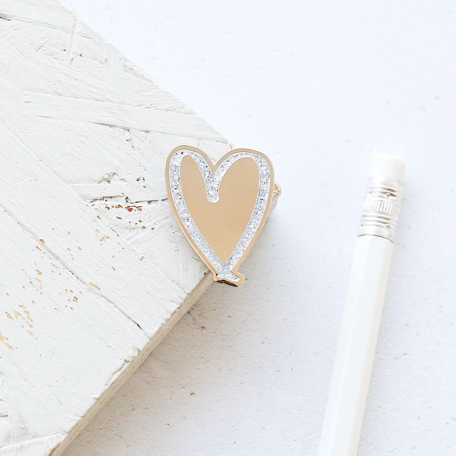Sparkle Heart Enamel Pin Sparkle Enamel Pin Enamel Lapel - Etsy UK