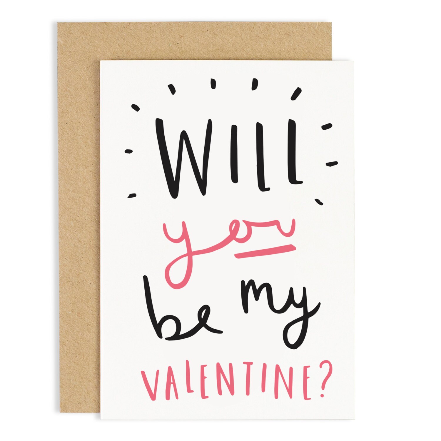 Be My Valentine Card