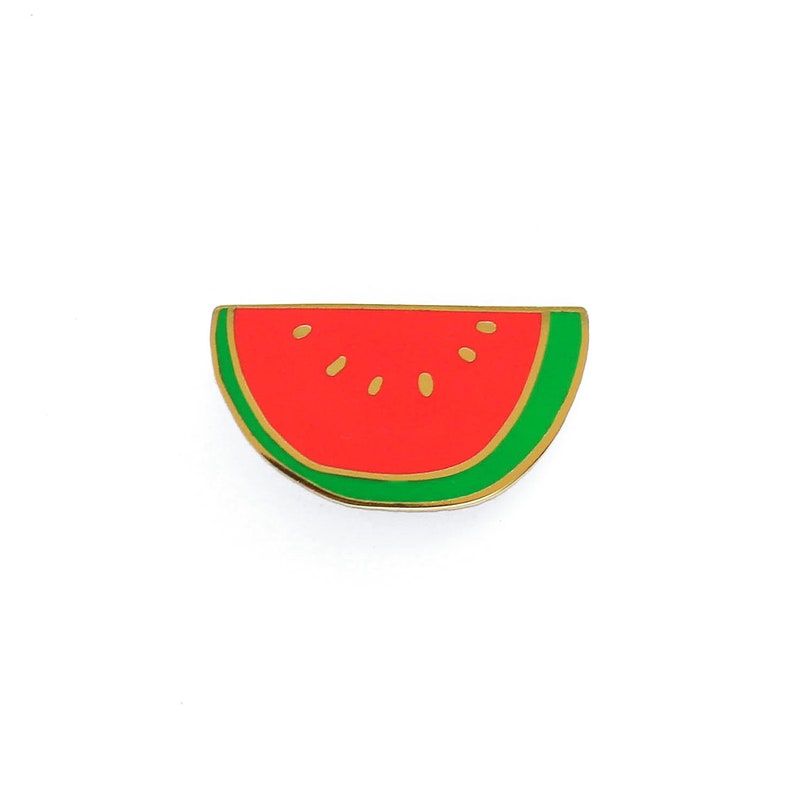 Watermelon Enamel Pin Fruit Enamel Pin Enamel Lapel Pin - Etsy