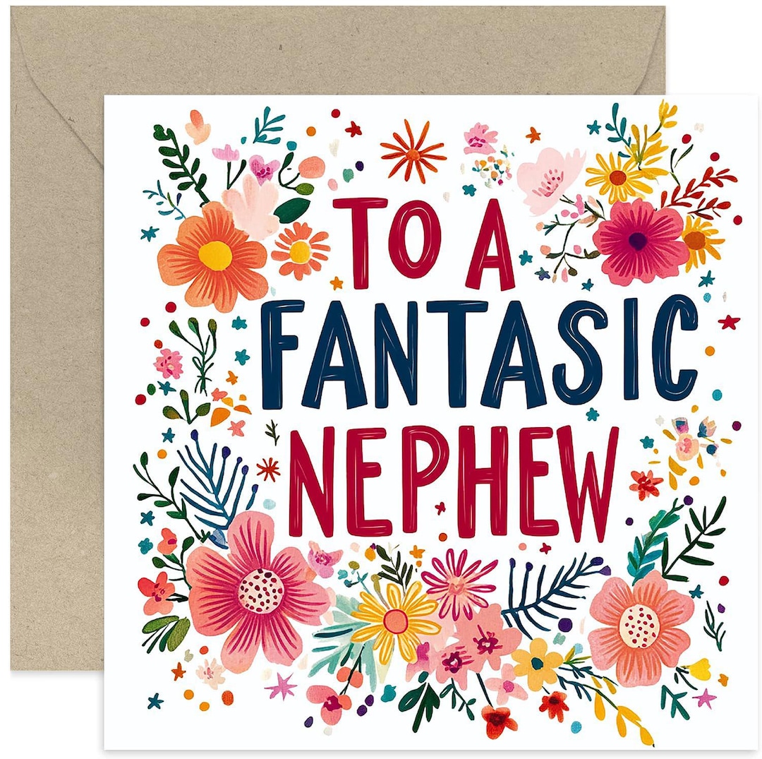 Special Birthday Cards for Nephew - Male Birthday Cards for Family ...