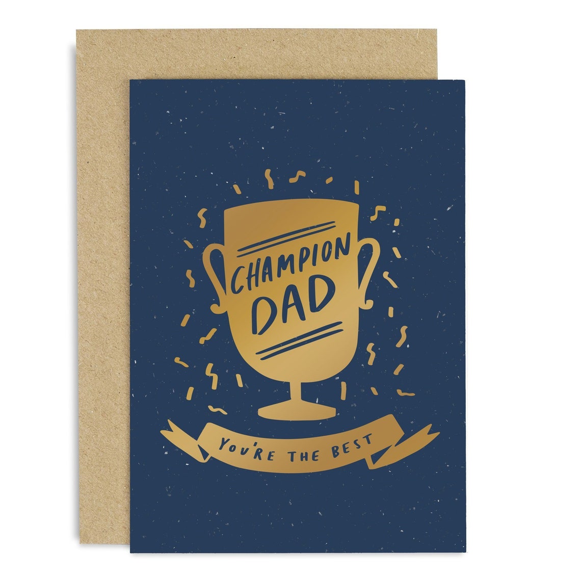 Champion Dad Copper Card Birthday Card Father's Day - Etsy UK