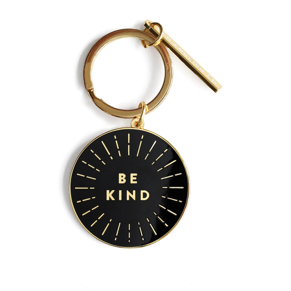Be Kind Keychain Gold Keyring House Keyring Key ring | Etsy