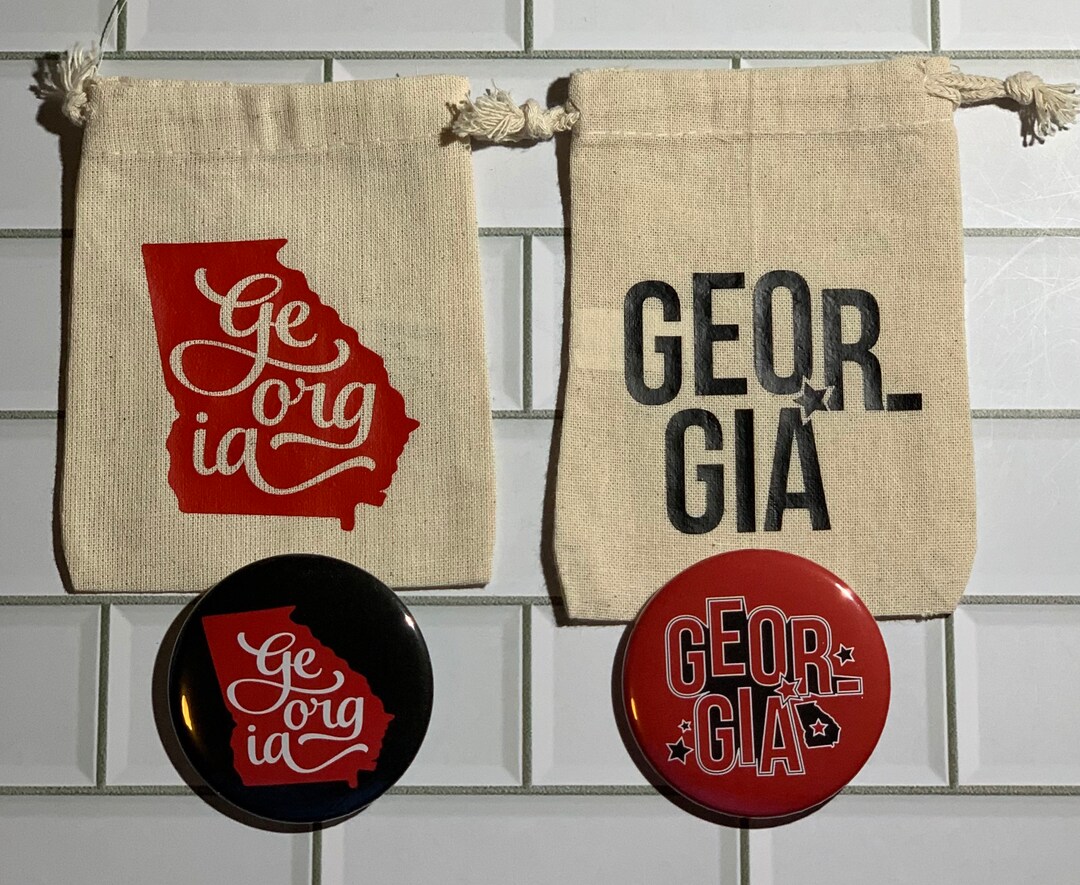 State of Georgia Buttons, Georgia Magnets, Georgia Pins - Etsy