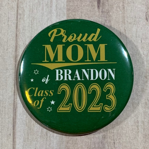 2023 Graduation Buttons for Mom - Etsy