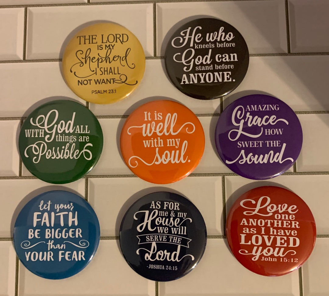 Religious Magnets, Religious Buttons, Inspirational Magnets ...