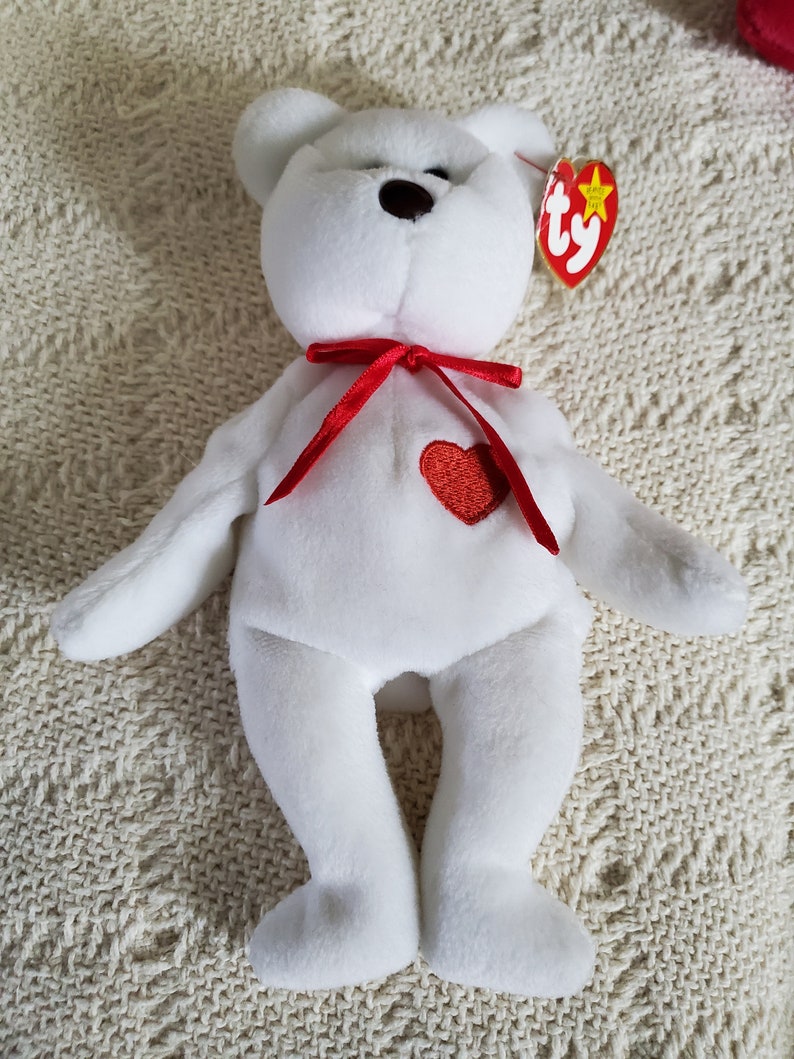 TY Valentine Beanie Bears - Etsy