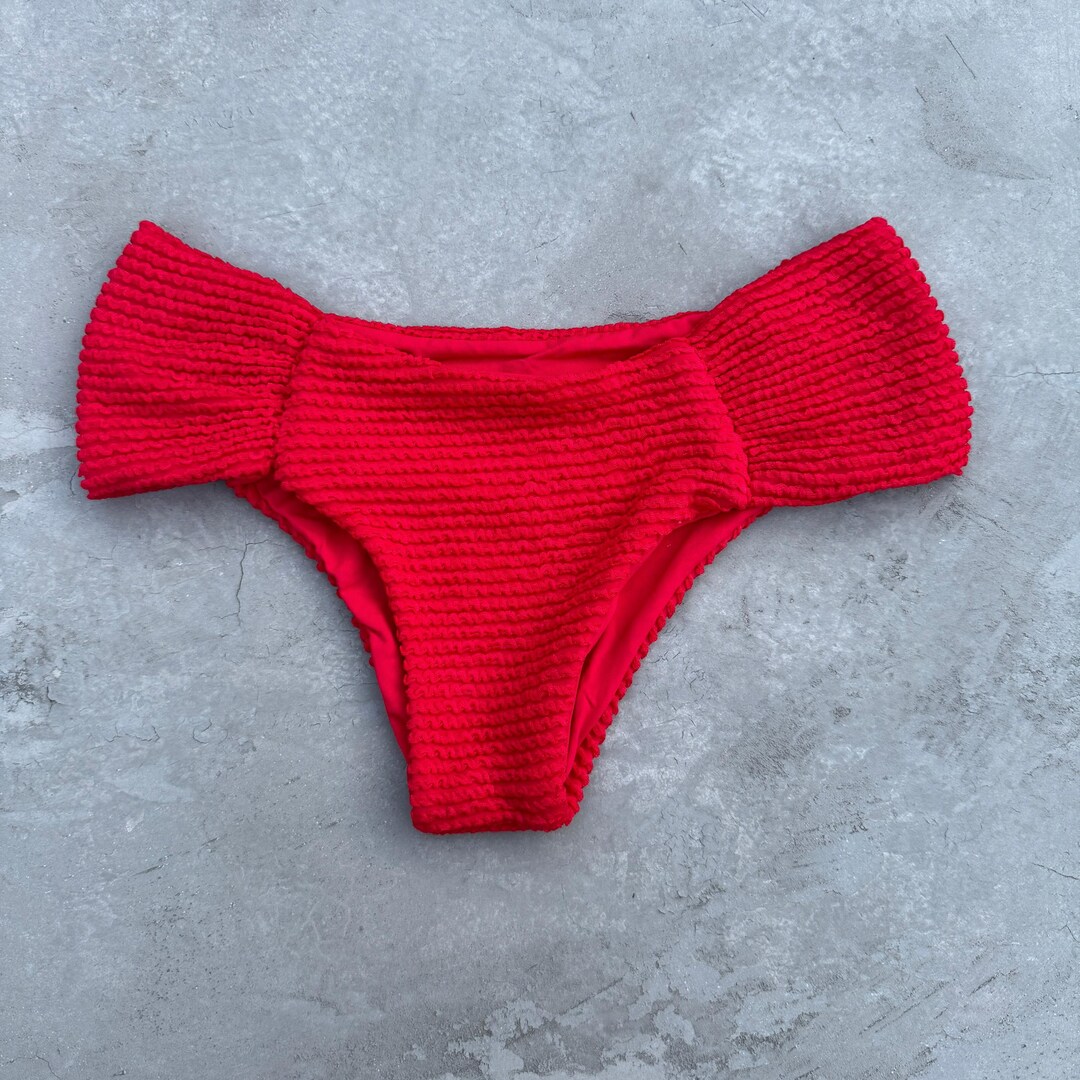 Mexican Chili Textured Classy Cheeky Bikini Bottom - Etsy