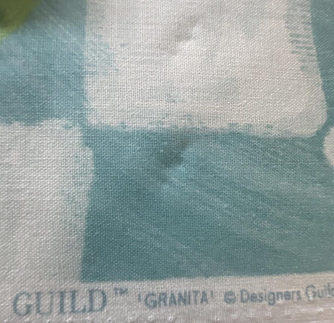 Designers Guild Cotton Fabric Samples: Green Apple Check, 25x27" - Etsy
