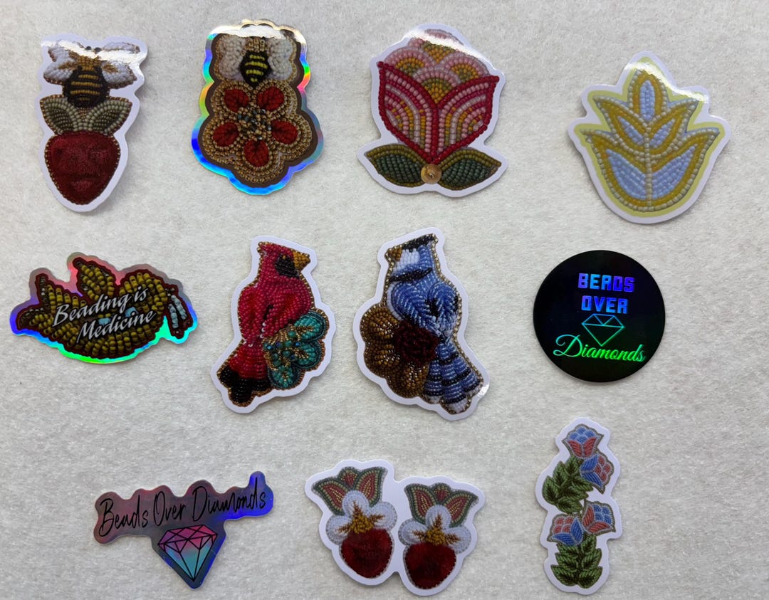 Beading Stickers Bundle - Etsy