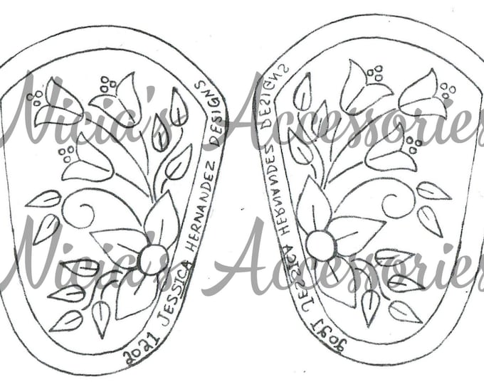 Raised Beadwork Pattern PDF - Womans Vamp 5 - Etsy