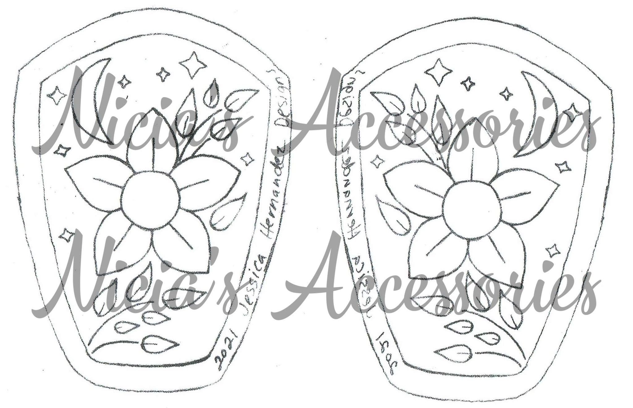 Raised Beadwork Pattern PDF Womans Vamp 1 - Etsy