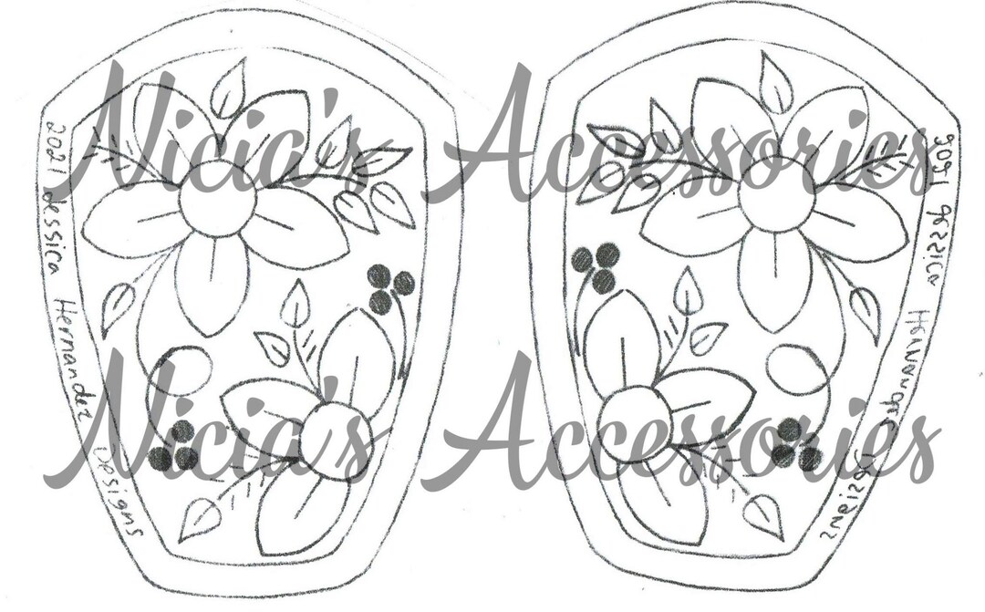 Raised Beadwork Pattern PDF - Womans Vamp 4 - Etsy