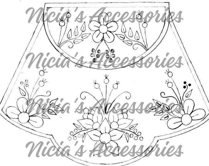 Raised Beadwork Pattern PDF Snowberries Purse - Etsy