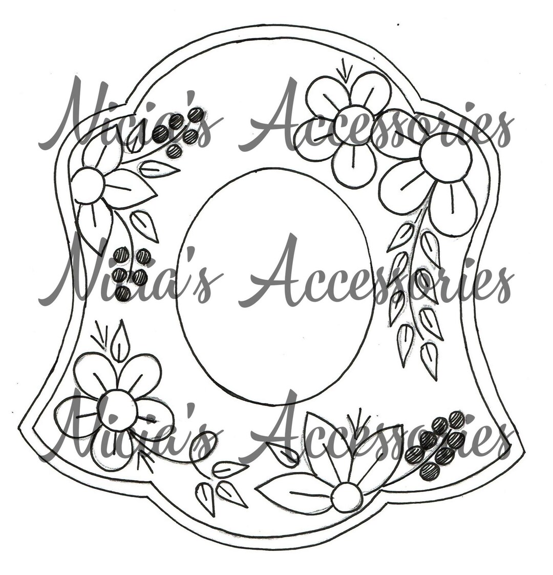 Raised Beadwork Pattern PDF - Picture Frame - Etsy