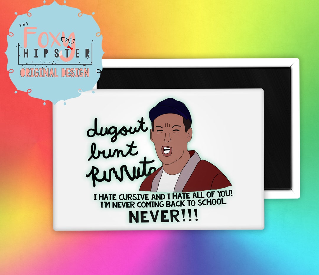 Billy Madison Hates Cursive Refrigerator Magnet - Etsy