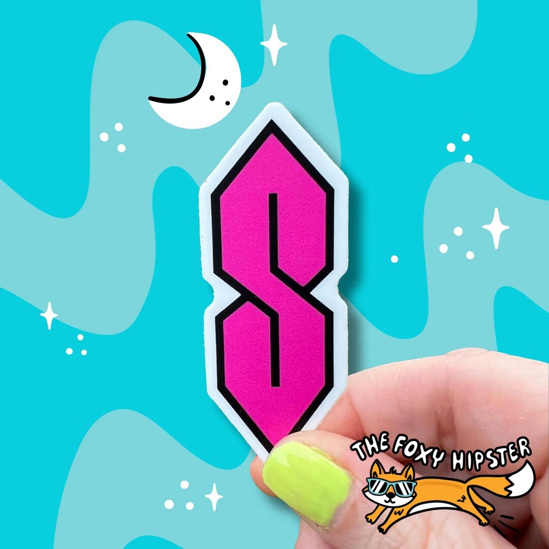 Cool S Drawing Vinyl Sticker - Etsy