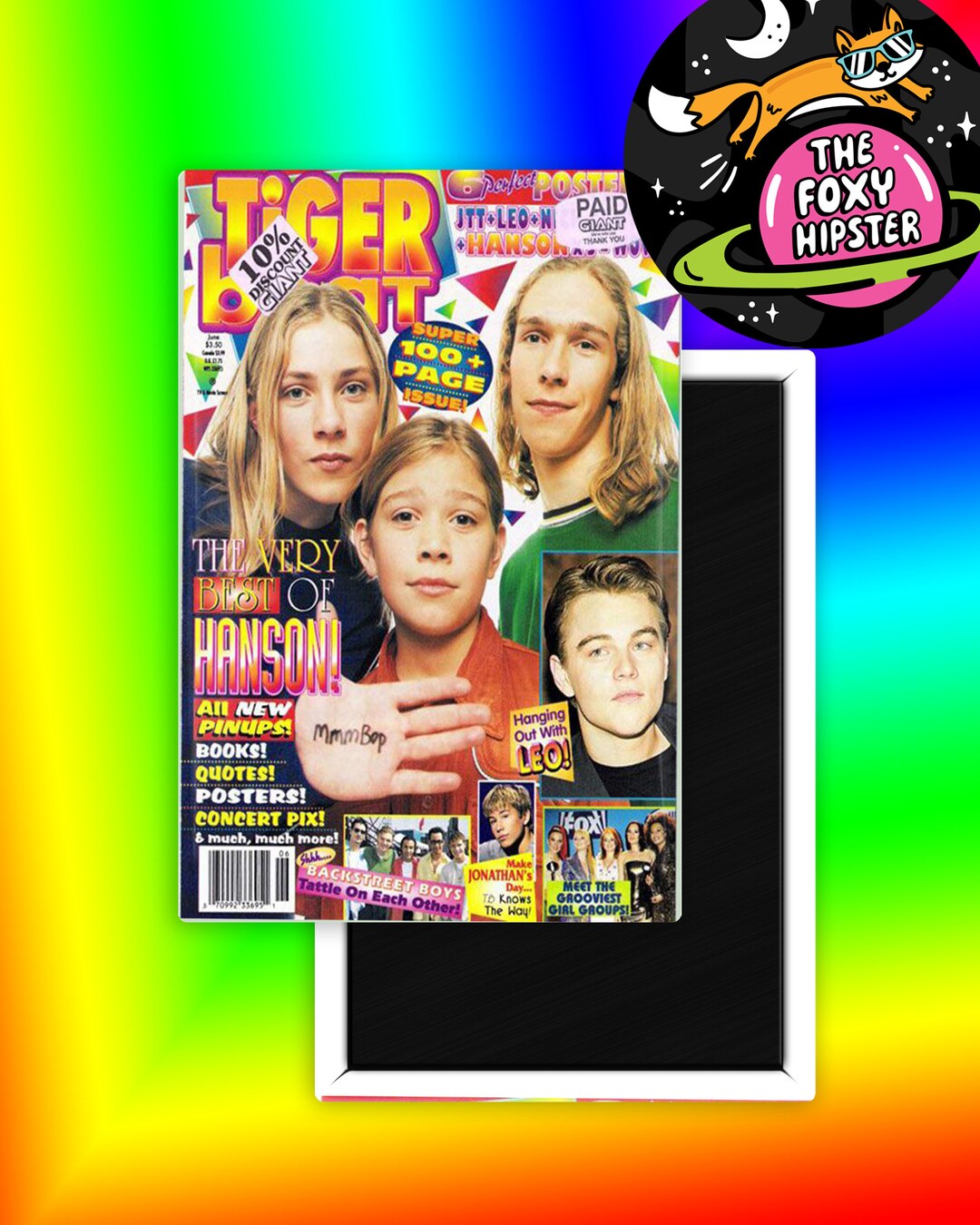 Bop 90's Magazine Nostalgic Refrigerator Magnet - Etsy