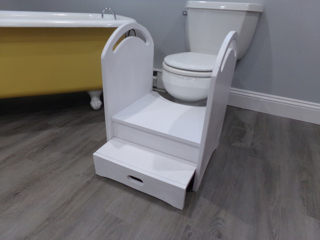 Potty Training Step Stool- White - Etsy