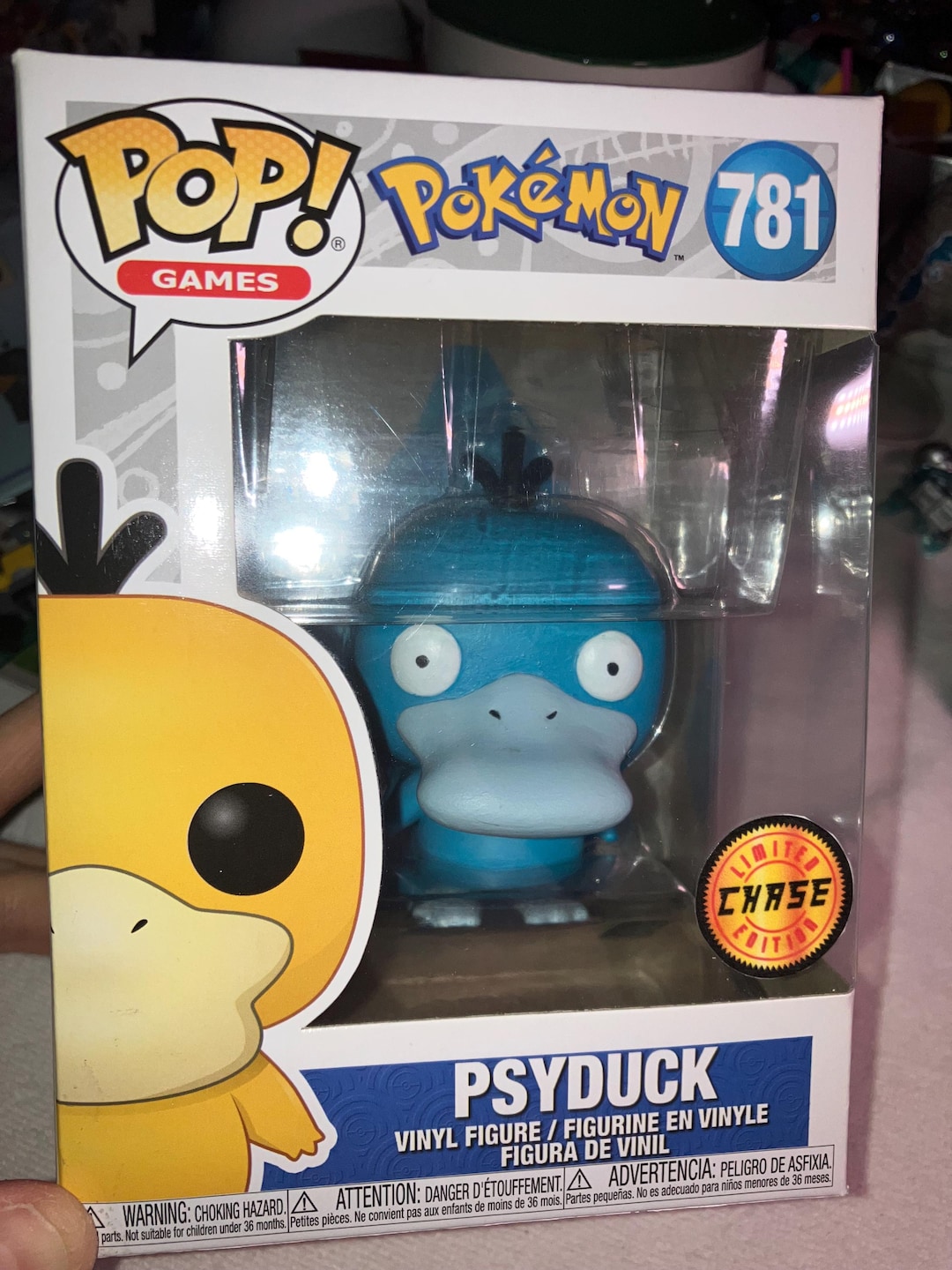 Custom SHINY PSYDUCK Pokemon Funko POP Action Figure Hand Painted Chase ...