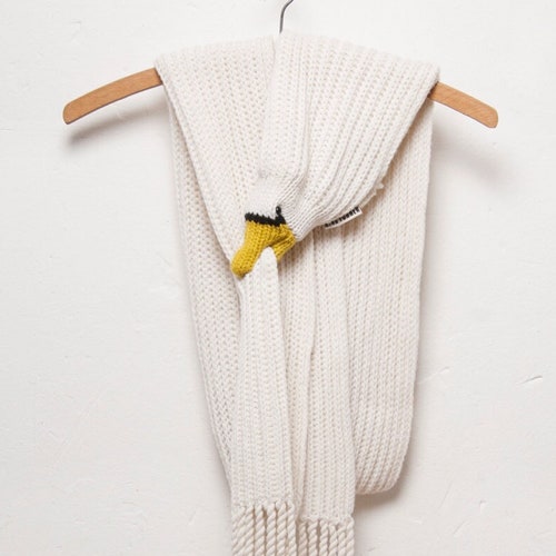 Swan Scarf With Fringes Unique Gift for Bird Lovers - Etsy