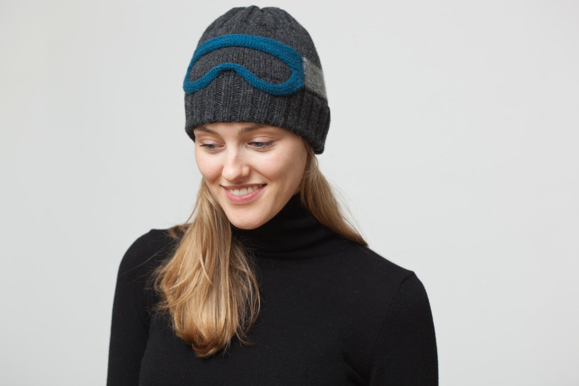 Ski goggles hat | Etsy