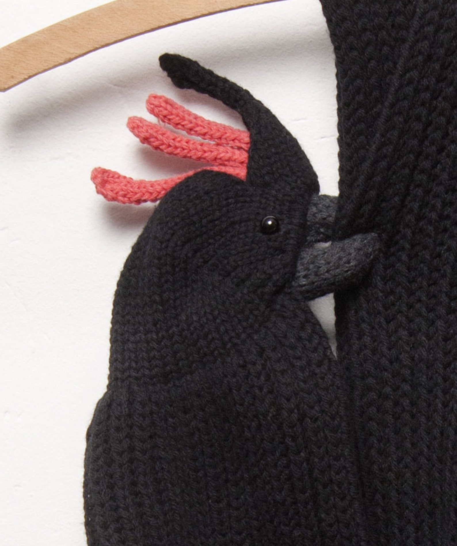 Parrot Scarf- Knitted Cockatoo With Fringes - Etsy