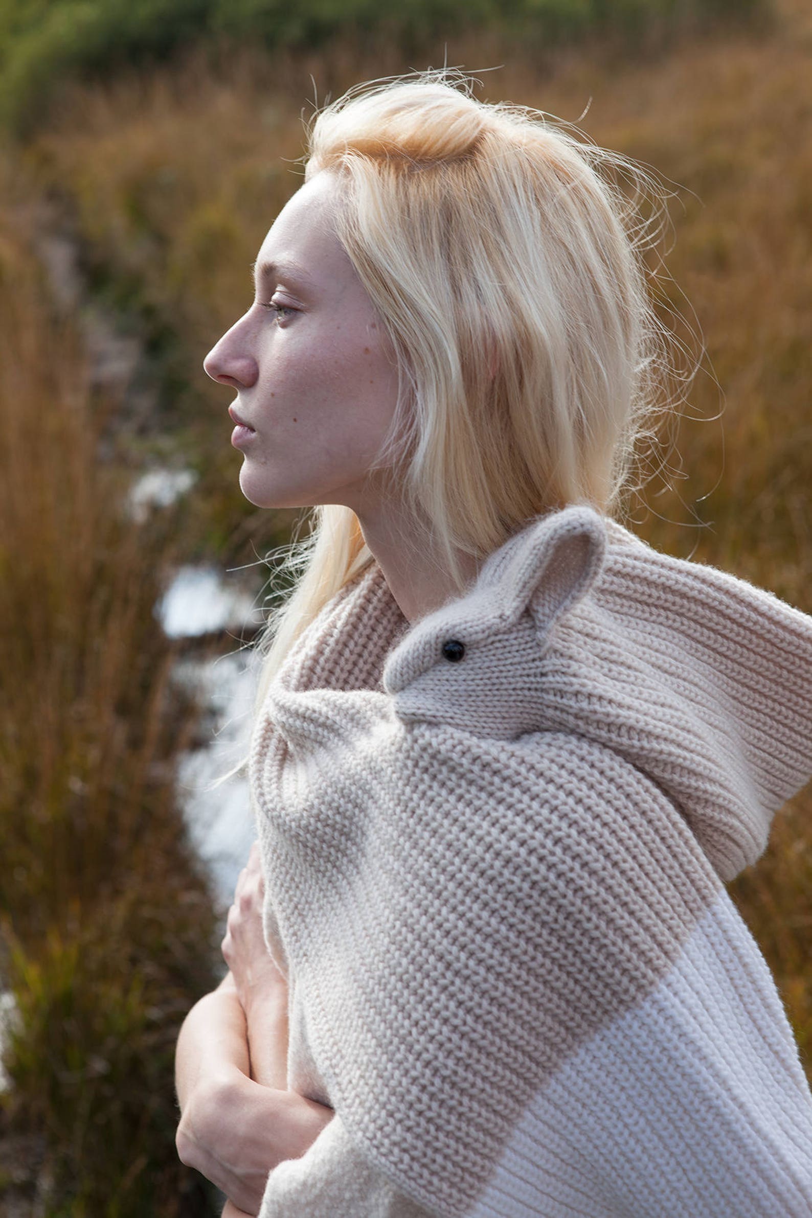 Rabbit Scarf Chunky Knit Scarf Year of the Rabbit - Etsy UK