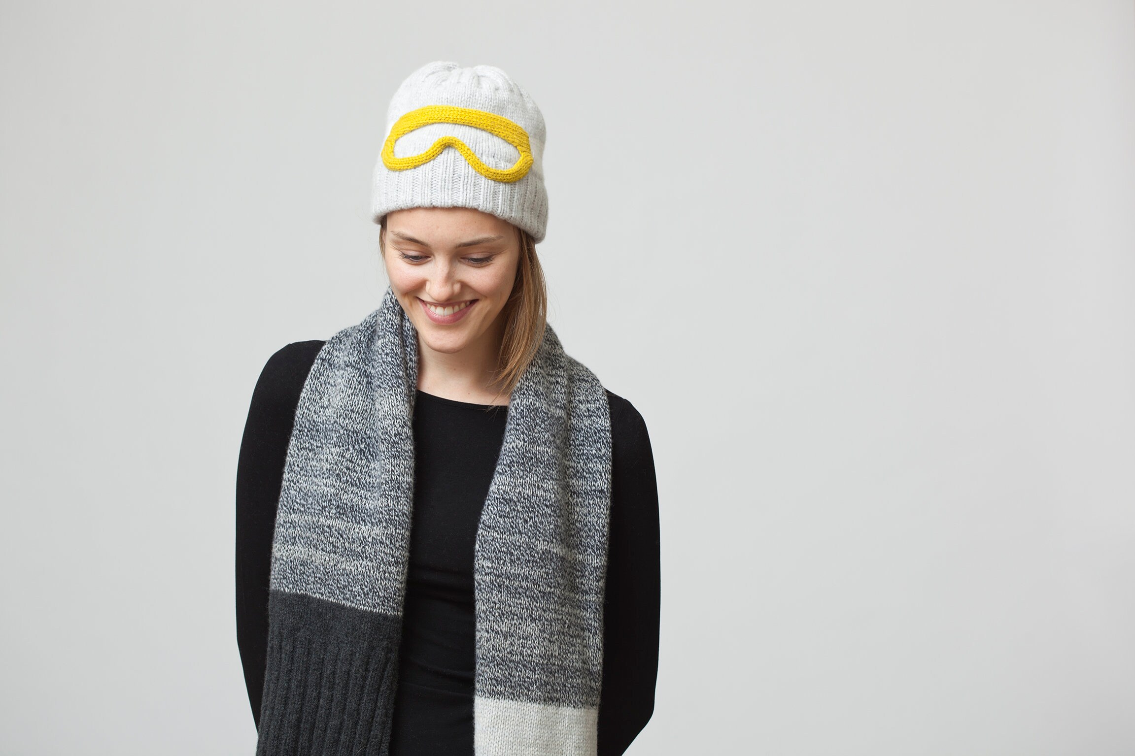 KNITTING PATTERN, Ski Goggles Hat by Nina Führer - Etsy