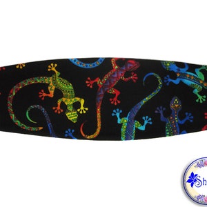Aztec Gecko Headbands for Women, Southwestern Lizard Print Bandanas ...