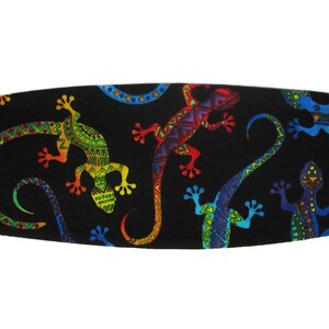 Aztec Gecko Headbands for Women, Southwestern Lizard Print Bandanas ...