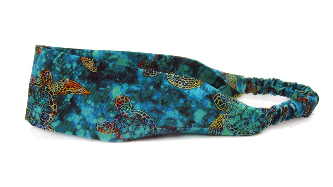Sea Turtle Headband for Women Aqua Blue Green Sea Turtle - Etsy