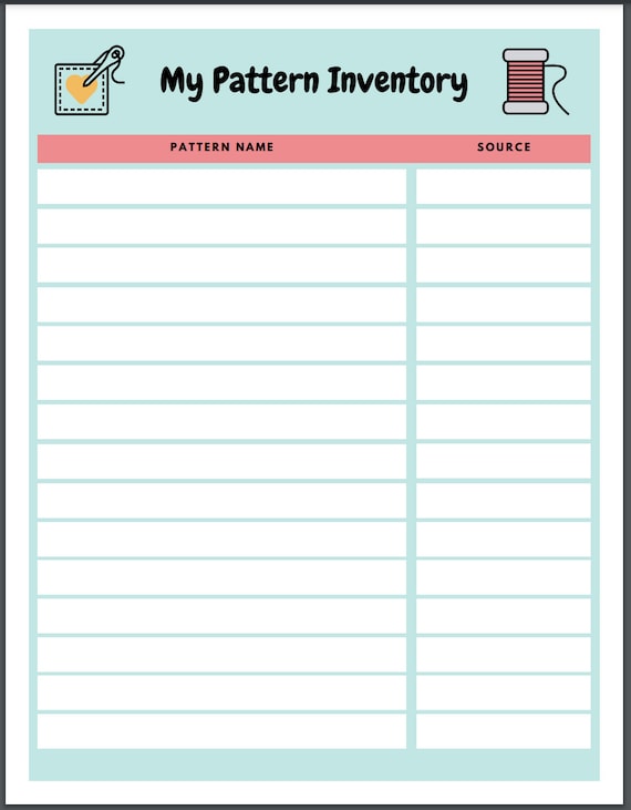 Sewing List Ideas at Lee Ramirez blog