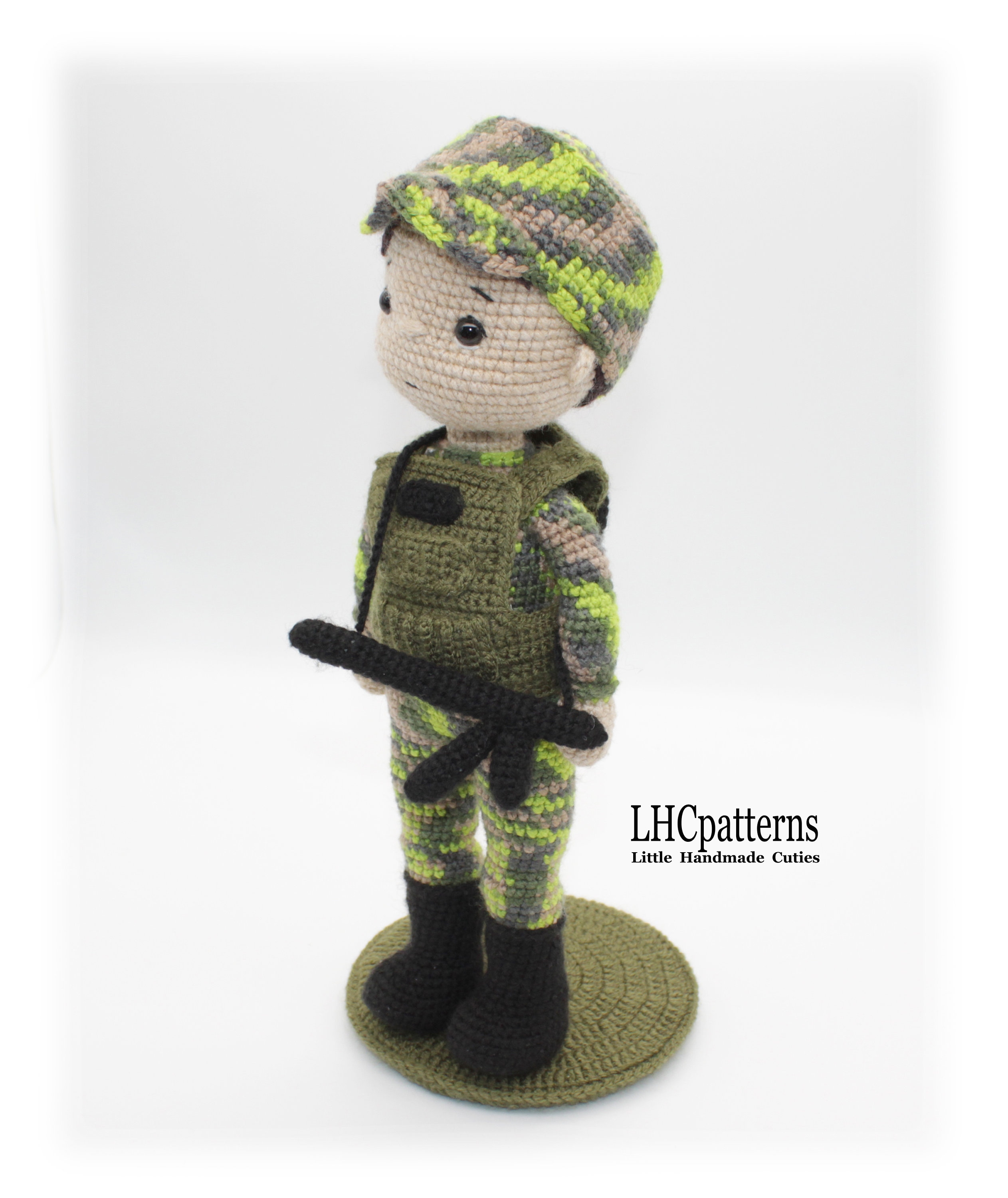 Crochet Pattern: Soldier Doll, Military Man Soft Toy, Army Man, Army ...