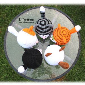 Crochet Pattern: Ball Shaped Cats, Funny Toys Crochet Cats, Cute ...