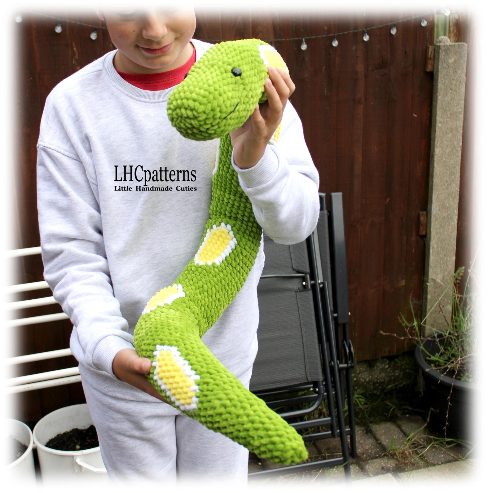 Crochet Pattern: Green Snake, Boa Constrictor, Amigurumi Snake ...