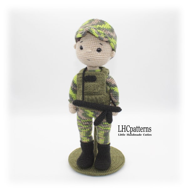 Military Soldier Crochet Pattern - Etsy