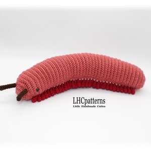 Crochet Pattern: Millipede, Amigurumi Millipede, Millipede Stuffed Toy ...