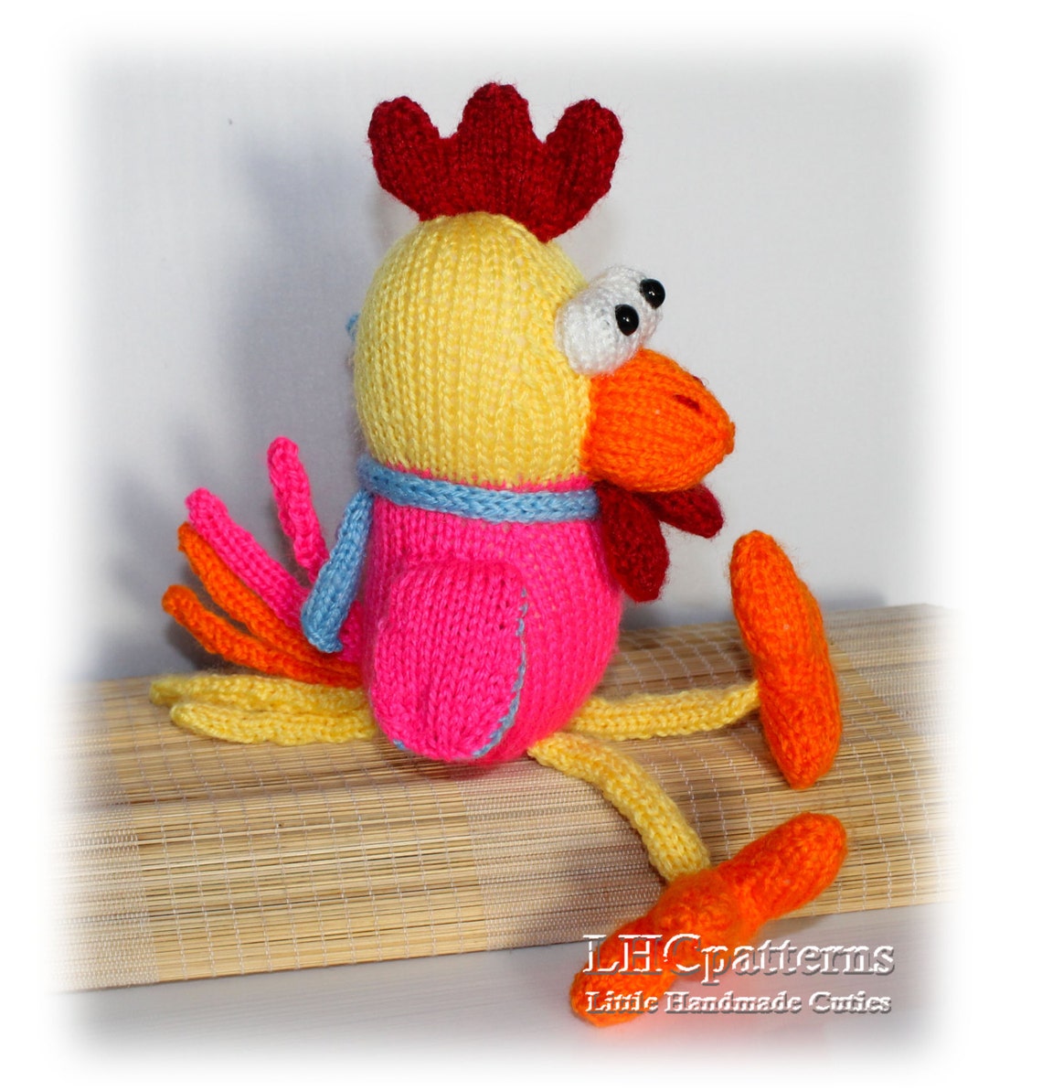 Rooster Knitted Toy Pattern Chicken Knitted Pattern PDF | Etsy