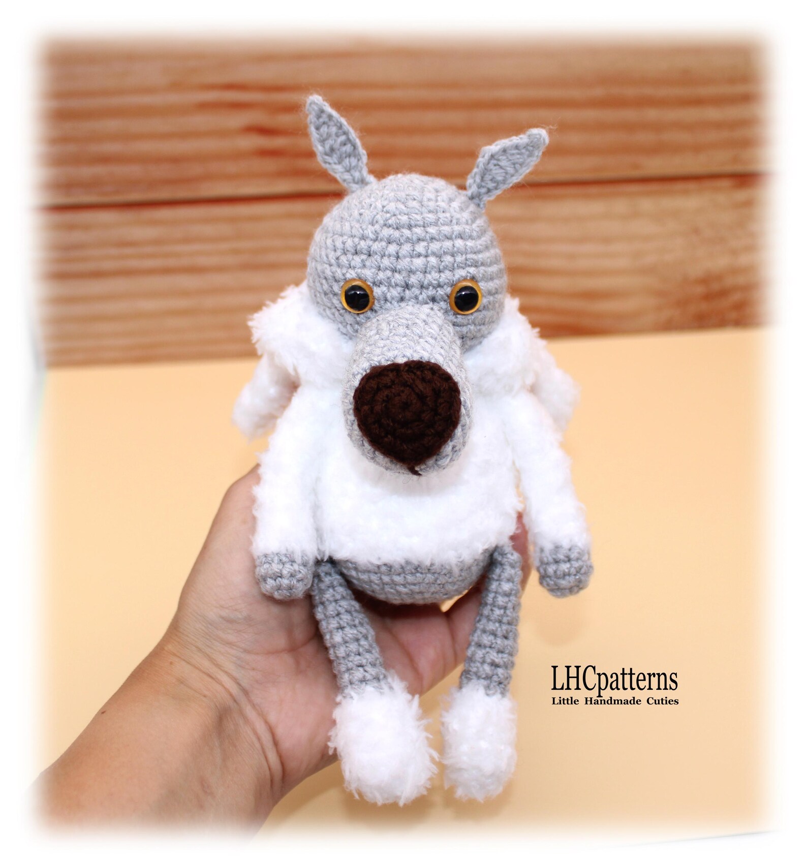 Crochet Pattern: Wolf in Sheep’s Clothing, Amigurumi Wolf, Wolf Dressed ...