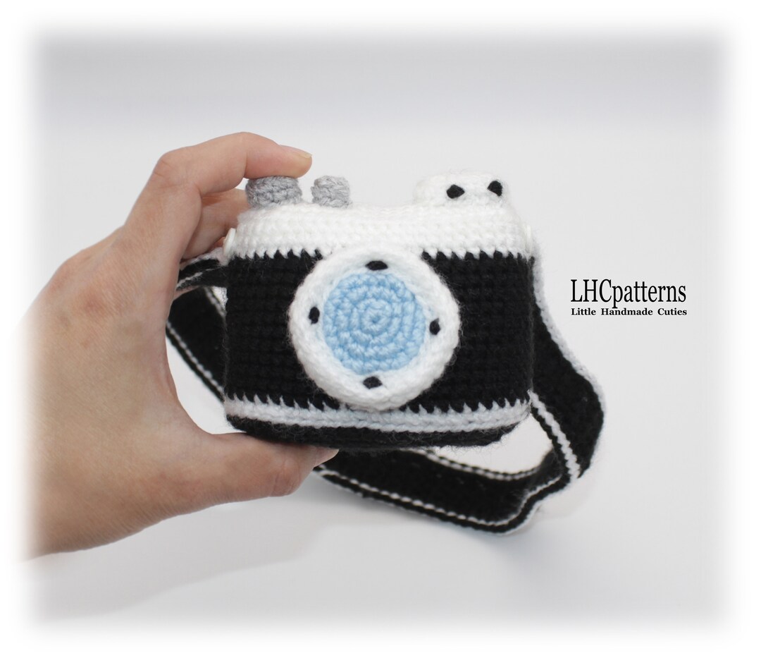 CROCHET PATTERN: Camera, Crochet Photo Camera, Amigurumi Camera, Camera ...