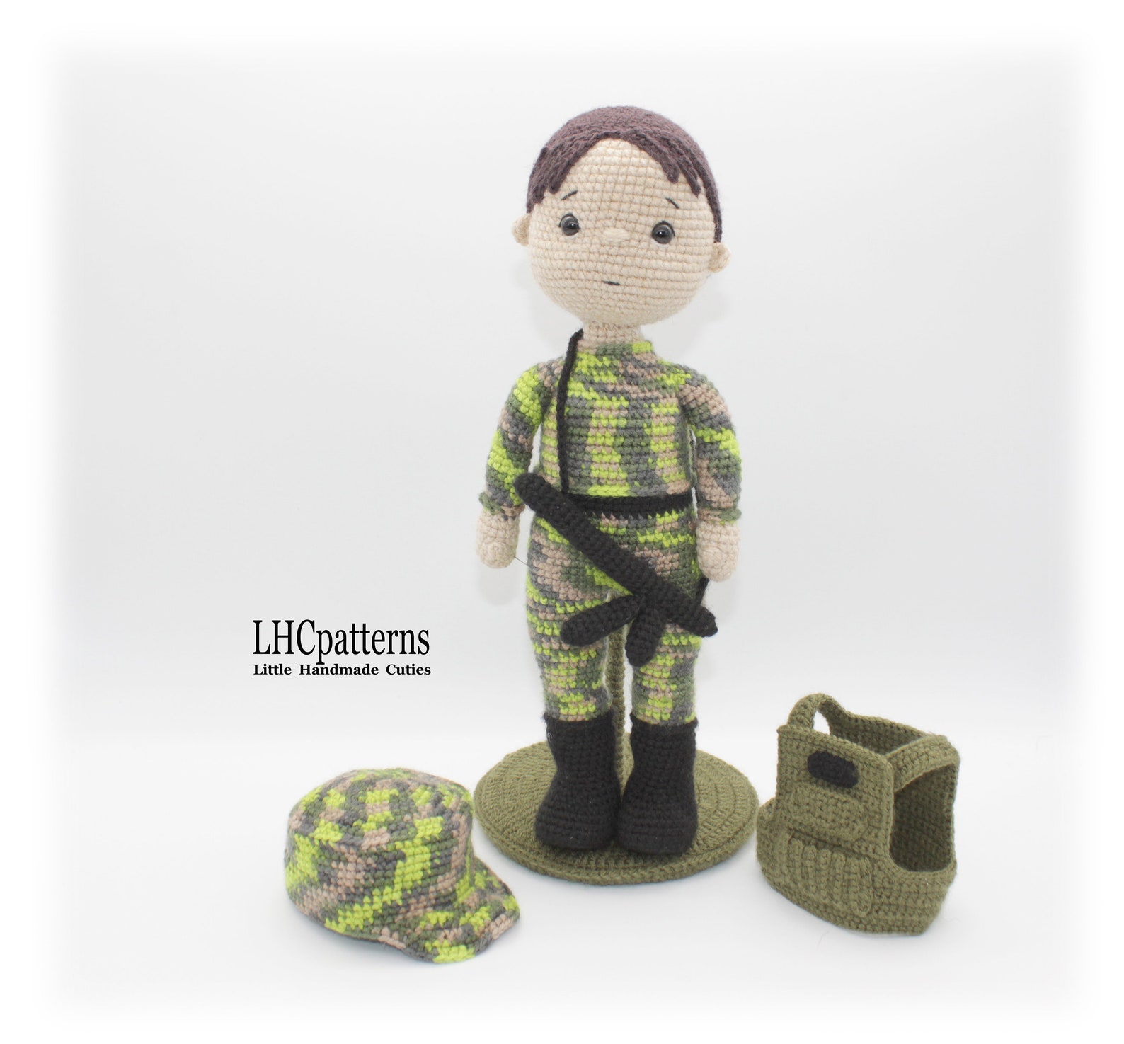 Crochet Pattern: Soldier Doll, Military Man Soft Toy, Army Man, Army ...