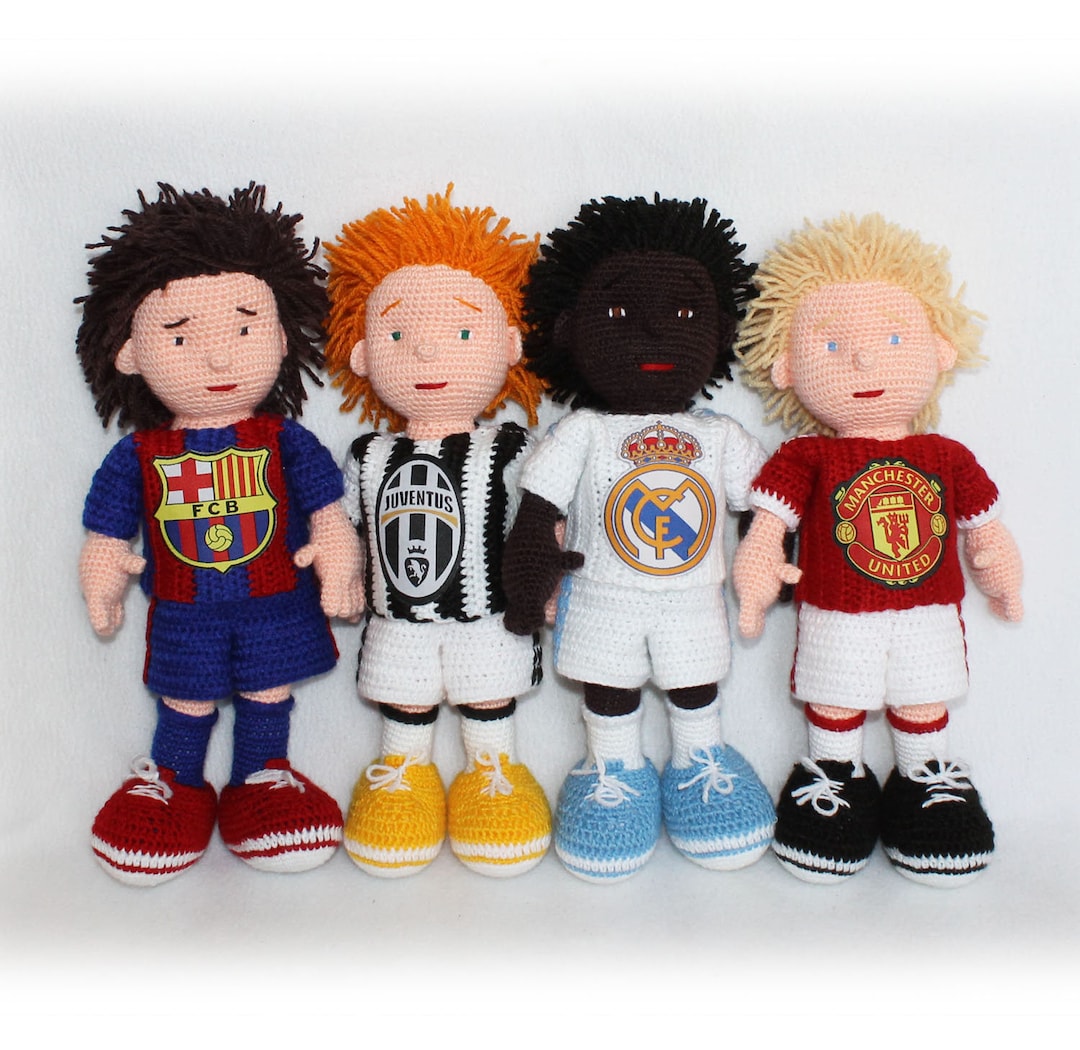 Crochet Pattern: Football Players, Soccer Player Dolls (english) - Etsy