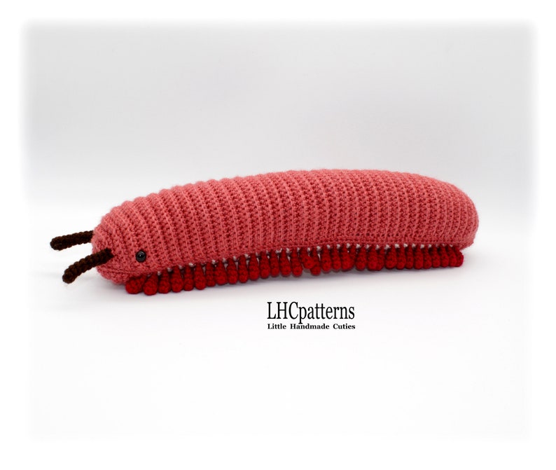 Crochet Pattern: Millipede, Amigurumi Millipede, Millipede Stuffed Toy ...