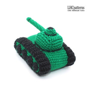 Crochet Pattern: Tank Soft Toy, Tank Stuffed Toy, DIY Tank Toy, Green ...