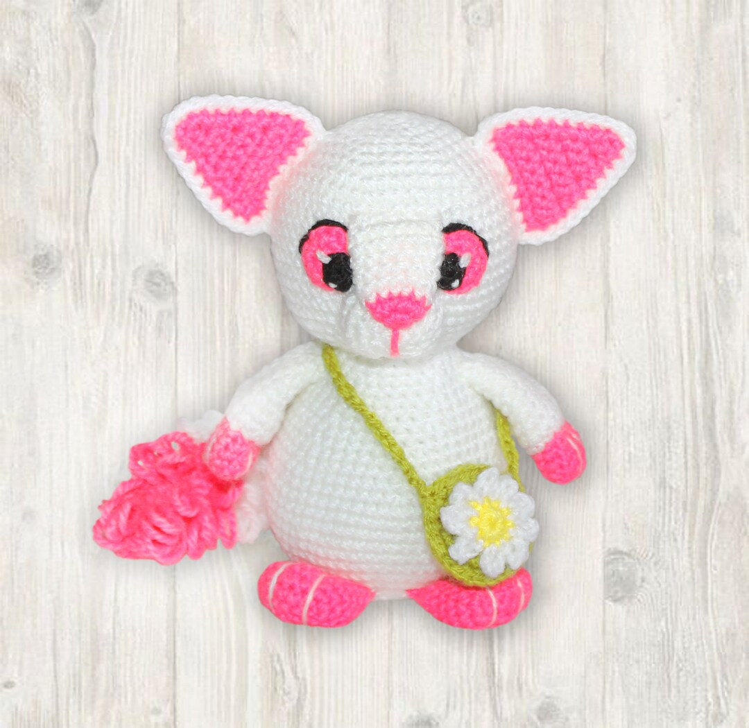 Crochet Pattern: Chloe the Cat , Amigurumi Cat, Cat With a Bag Soft Toy ...