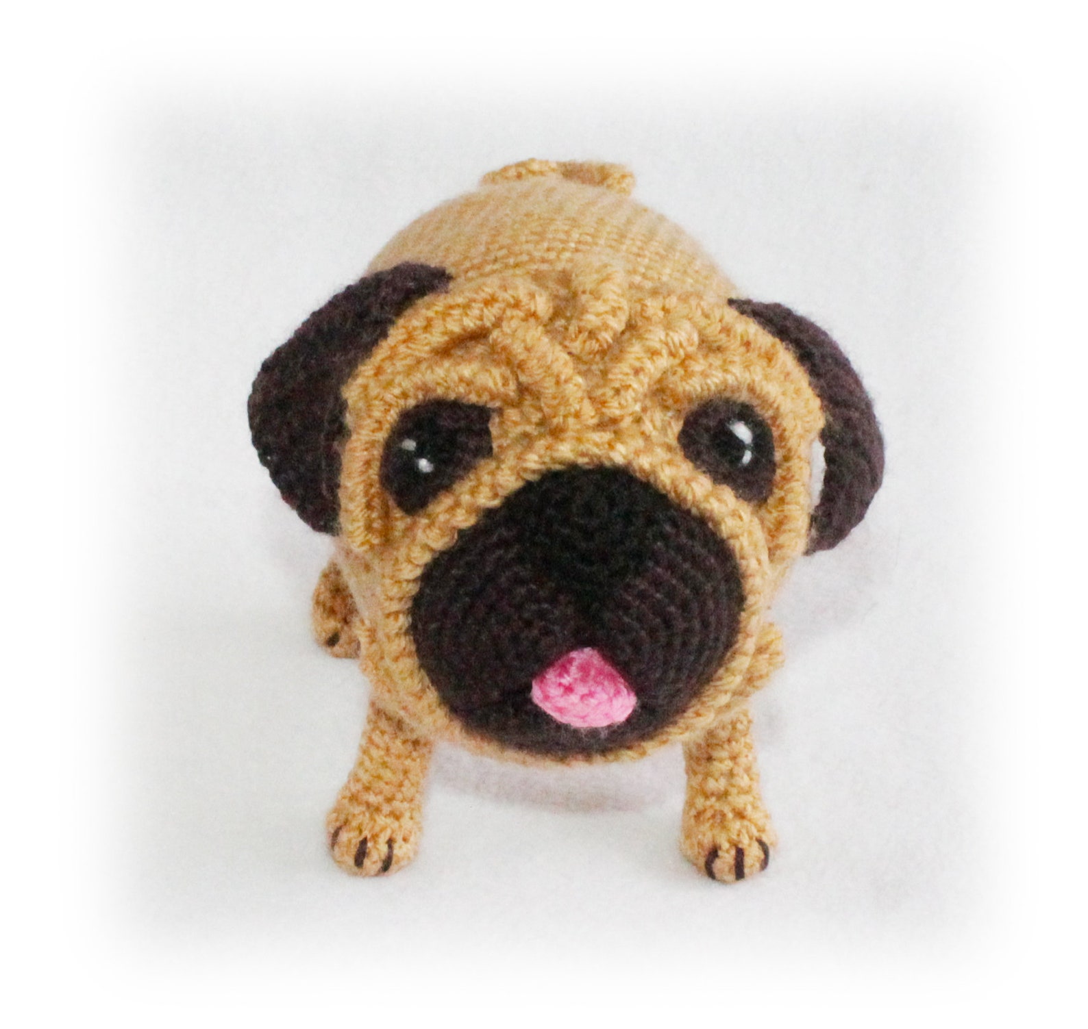 CROCHRT PATTERN: Bug the Pug Pug Dog Toy english - Etsy